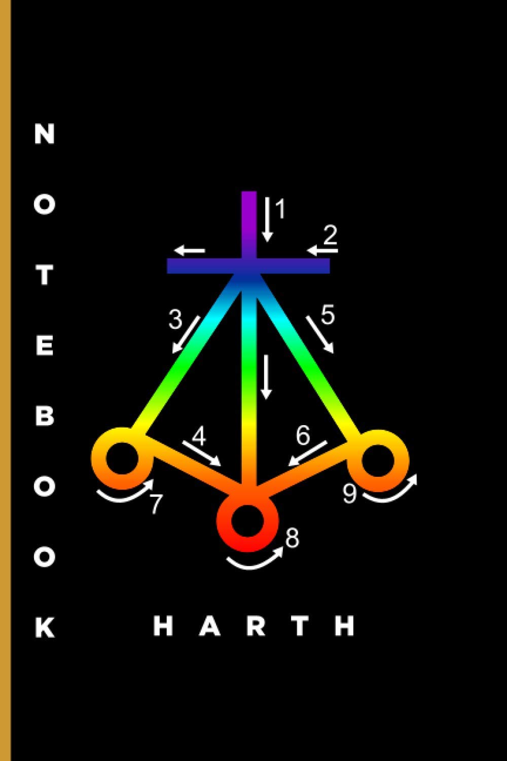 Notebook, HARTH Symbol, Reiki, Karuna, Shamballa, Chakra: Lined Journal ...