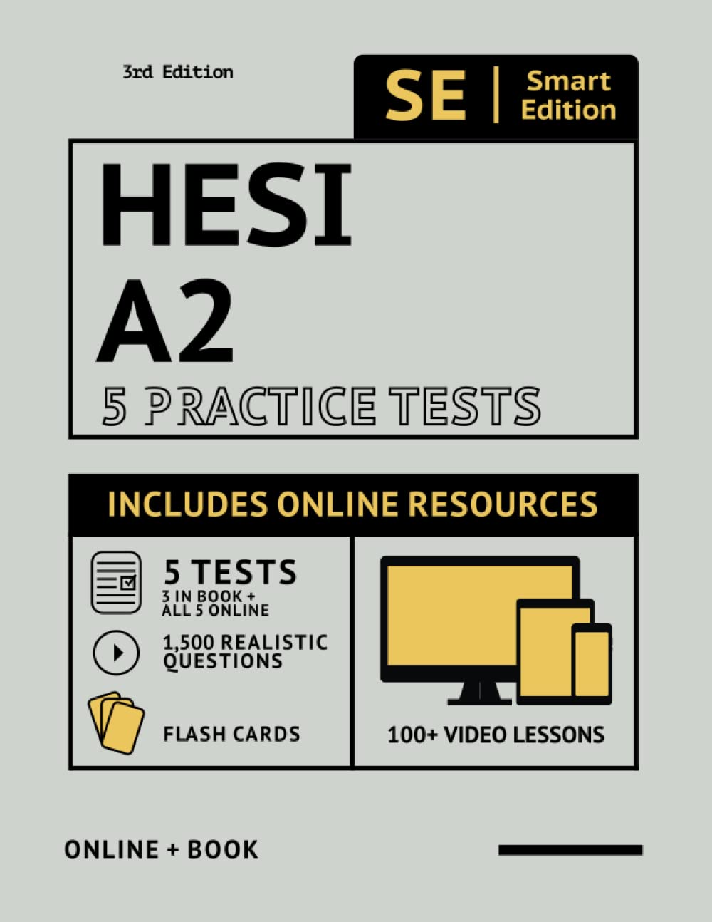 HESI A2 Practice Tests Workbook: Smart Edition Academy HESI Test Prep ...