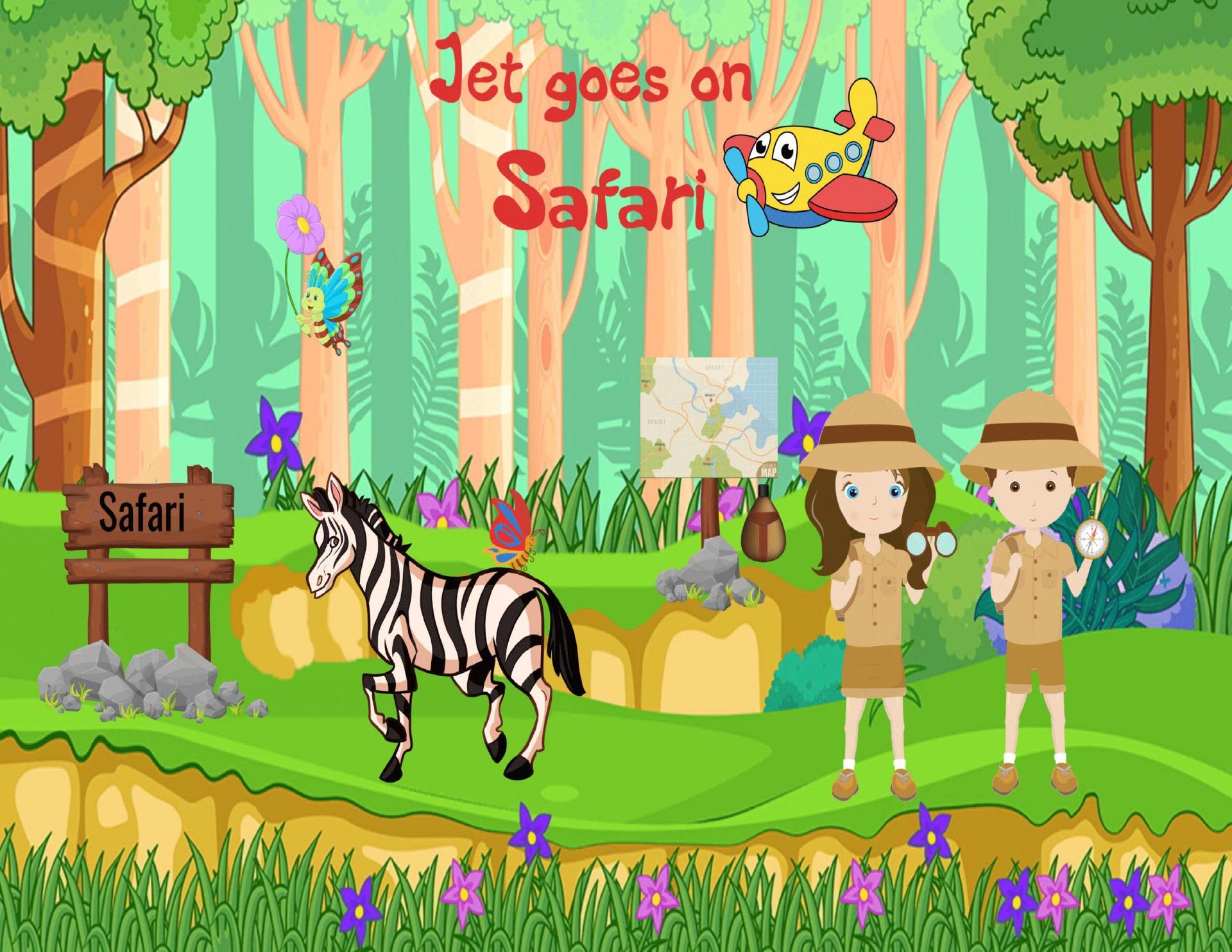 Jet Goes On safari: The fun interactive adventure story of Jet, Jade ...