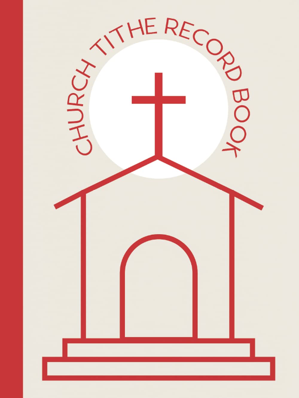 Church Tithe Record Book: Large Hardcover & Hardback Church Record Book ...
