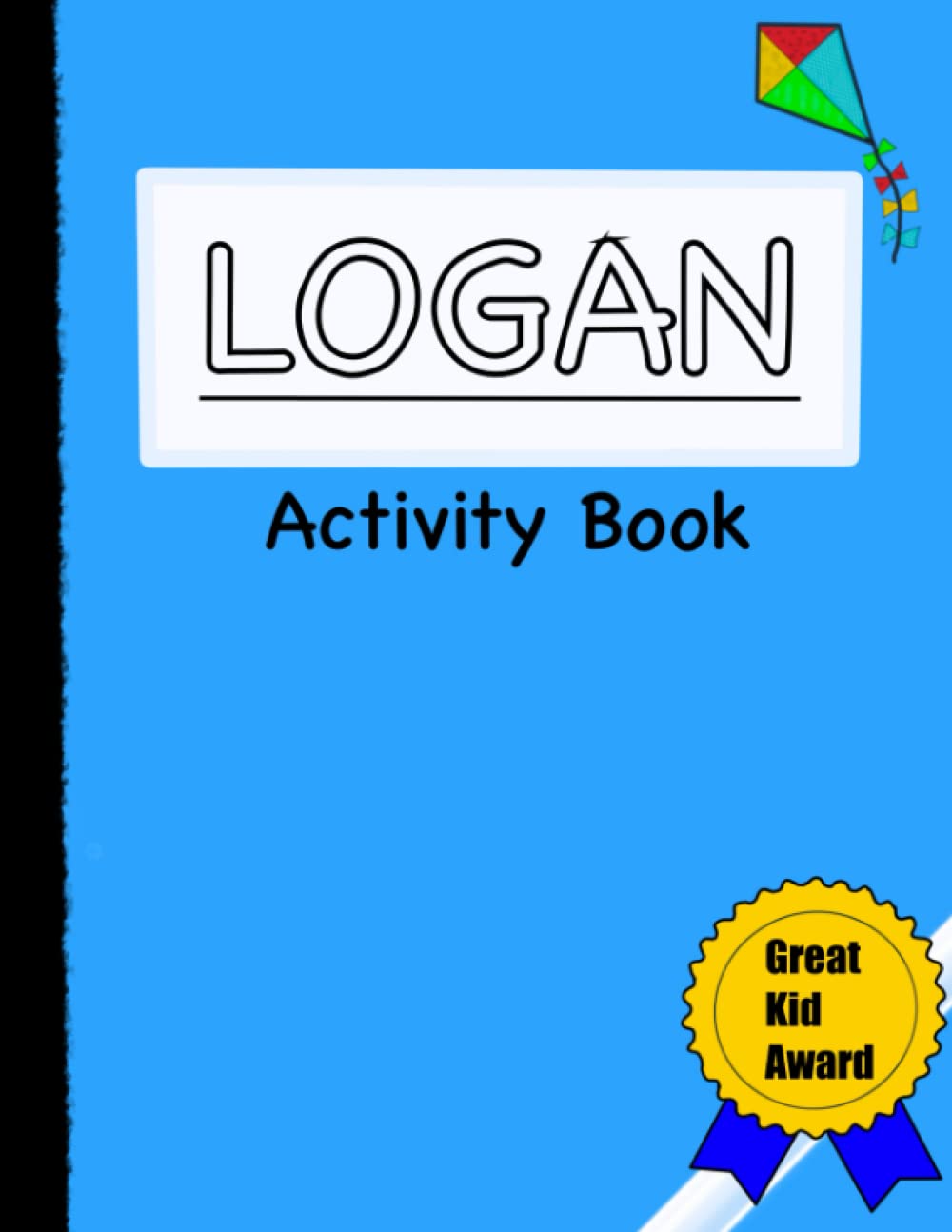 Logan's learning Activity & Coloring Book: Children Brain Power Fun ...