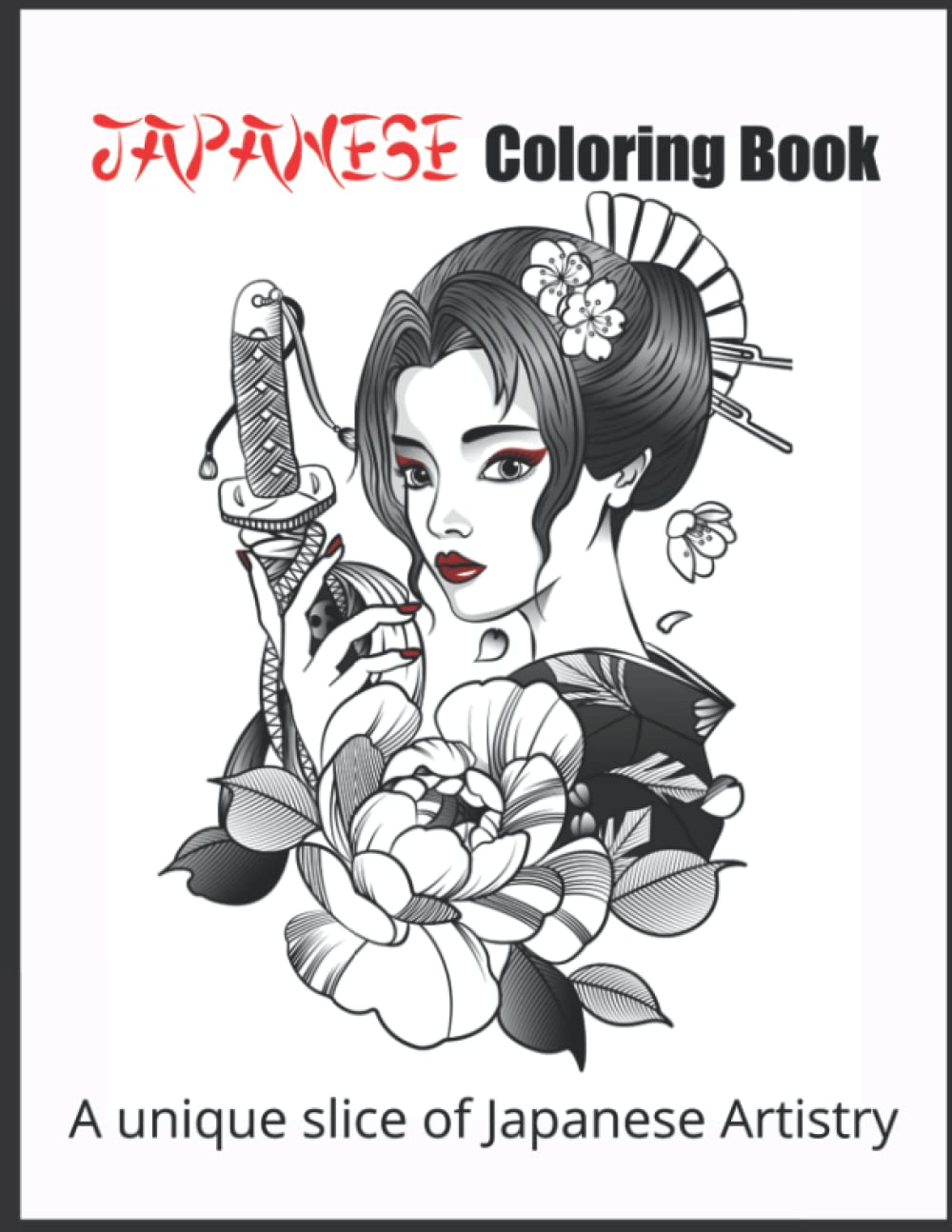 Japanese Coloring Book: Japanese Culture Coloring Book 8.5 x 11 ...