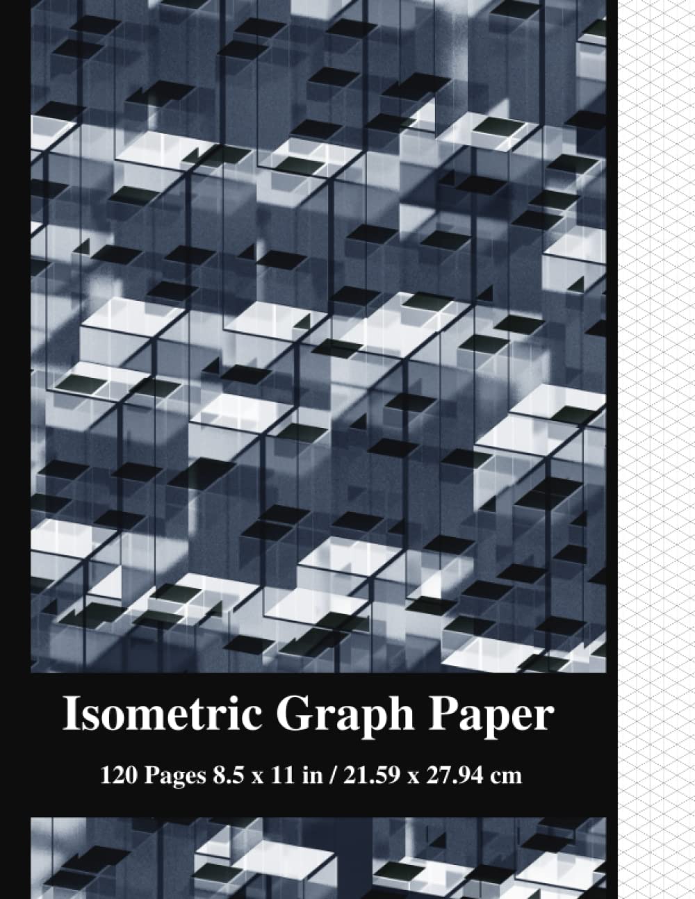 Isometric Graph Paper Notebook: 3D Design And Engineering by Ellis ...