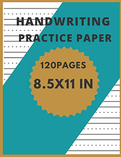 Handwriting practice paper: Notebook/Journal with Dotted Sheets for ...