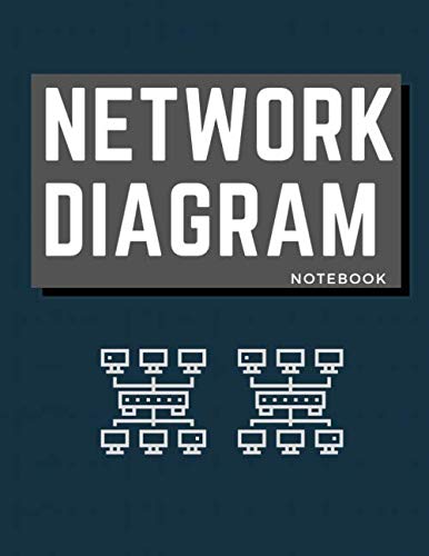 Network Diagram: Notebook for computer and network students, Notebook ...