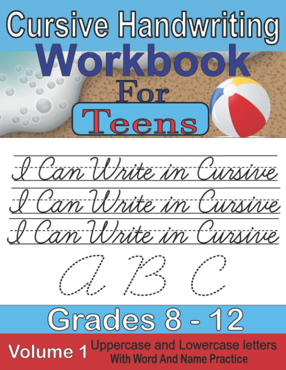 Cursive Handwriting Workbook For Teens
