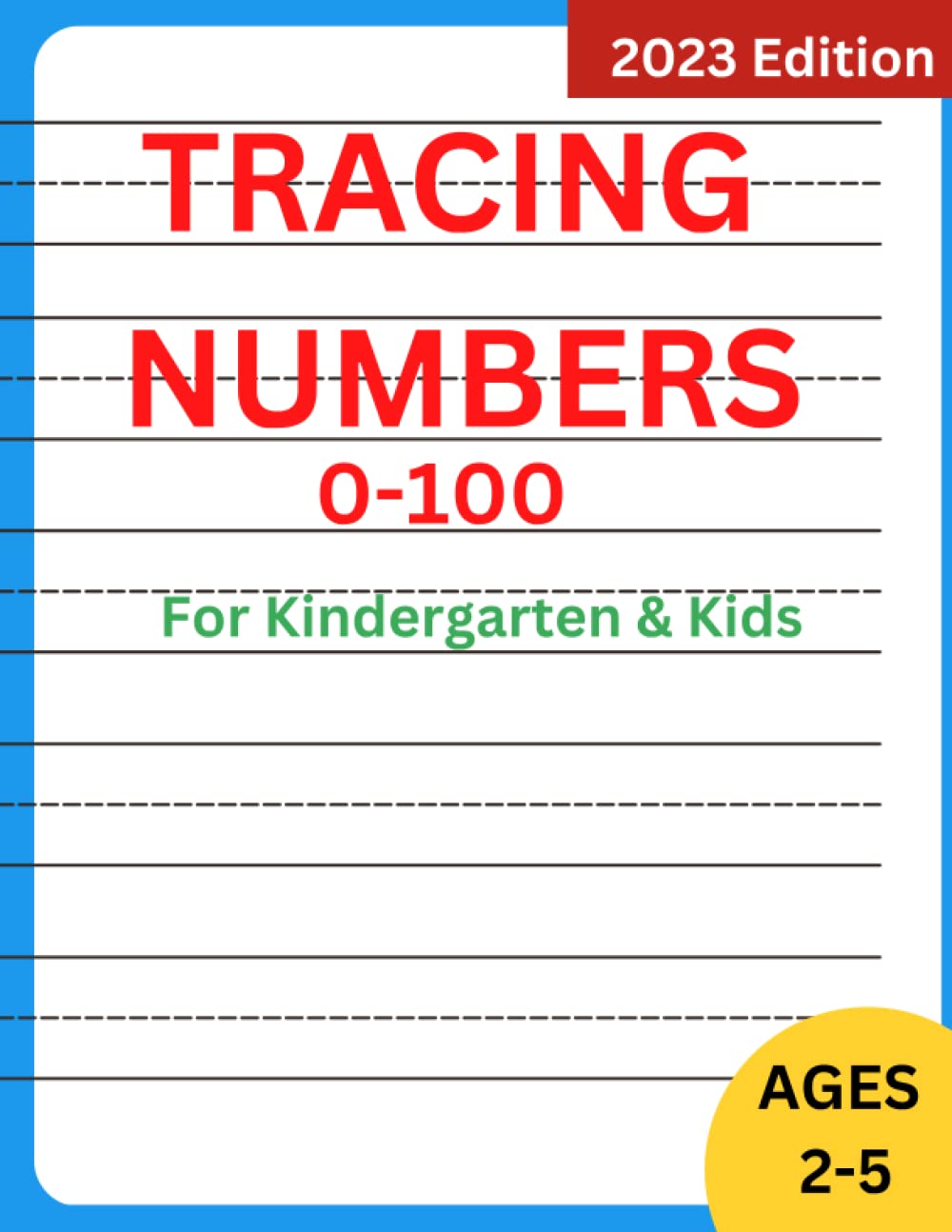 Tracing Number 0-100 for Kindergarten and Kids: Learn to Trace Numbers ...