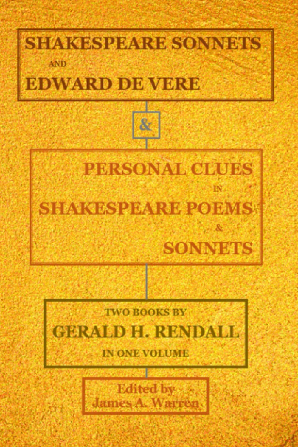 Shakespeare Sonnets and Edward de Vere & Personal Clues in Shakespeare ...