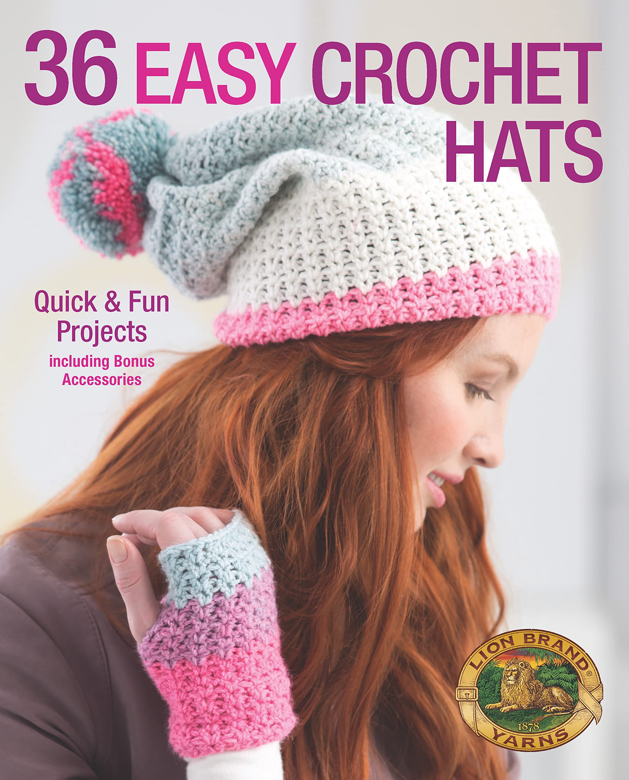 36 Easy Crochet Hats: Quick & Fun Projects including Bonus Accessories ...