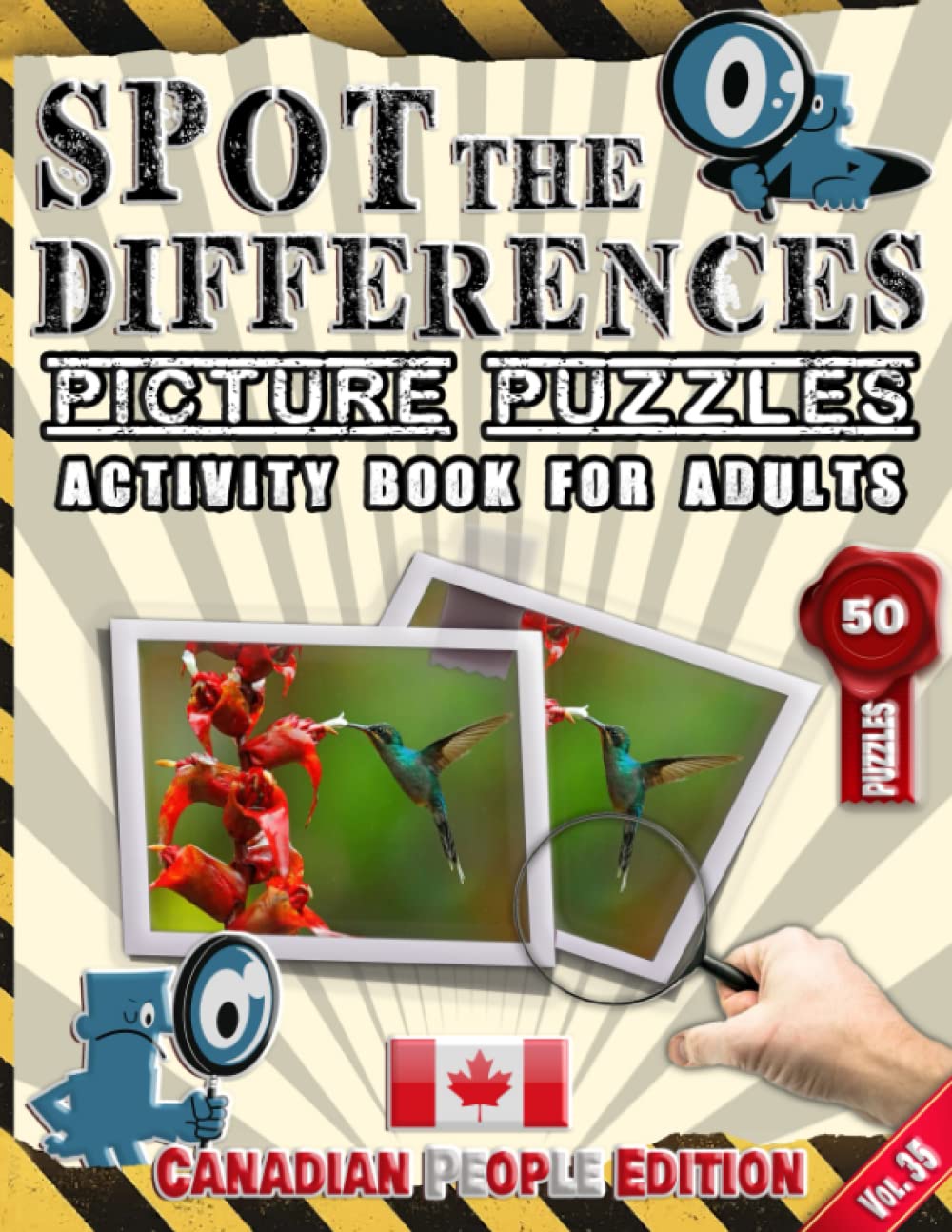 Spot the Differences : Picture Puzzles - Activity Book for Adults ...