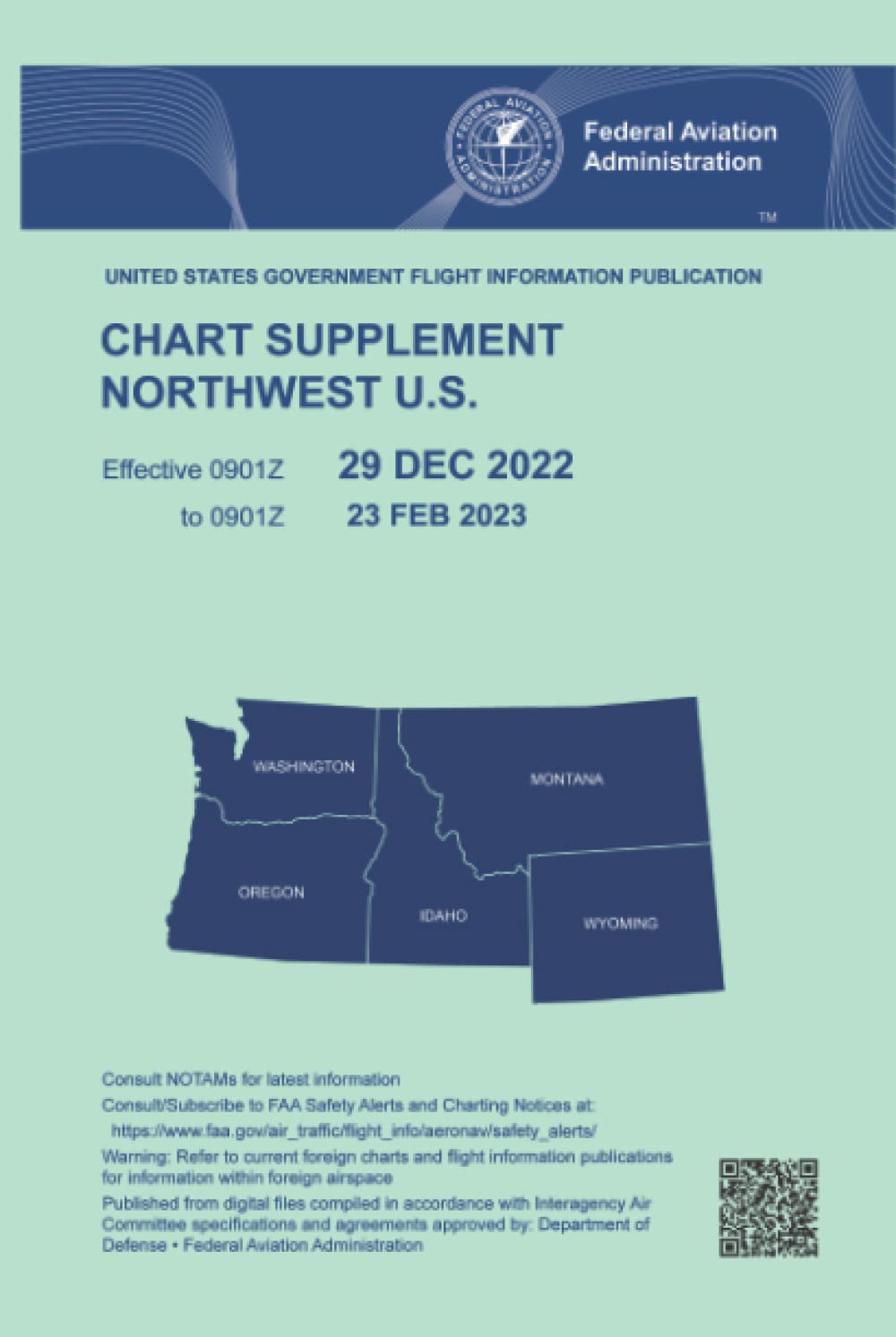 Chart Supplement Northwest U.S. by Federal Aviation Administration ...