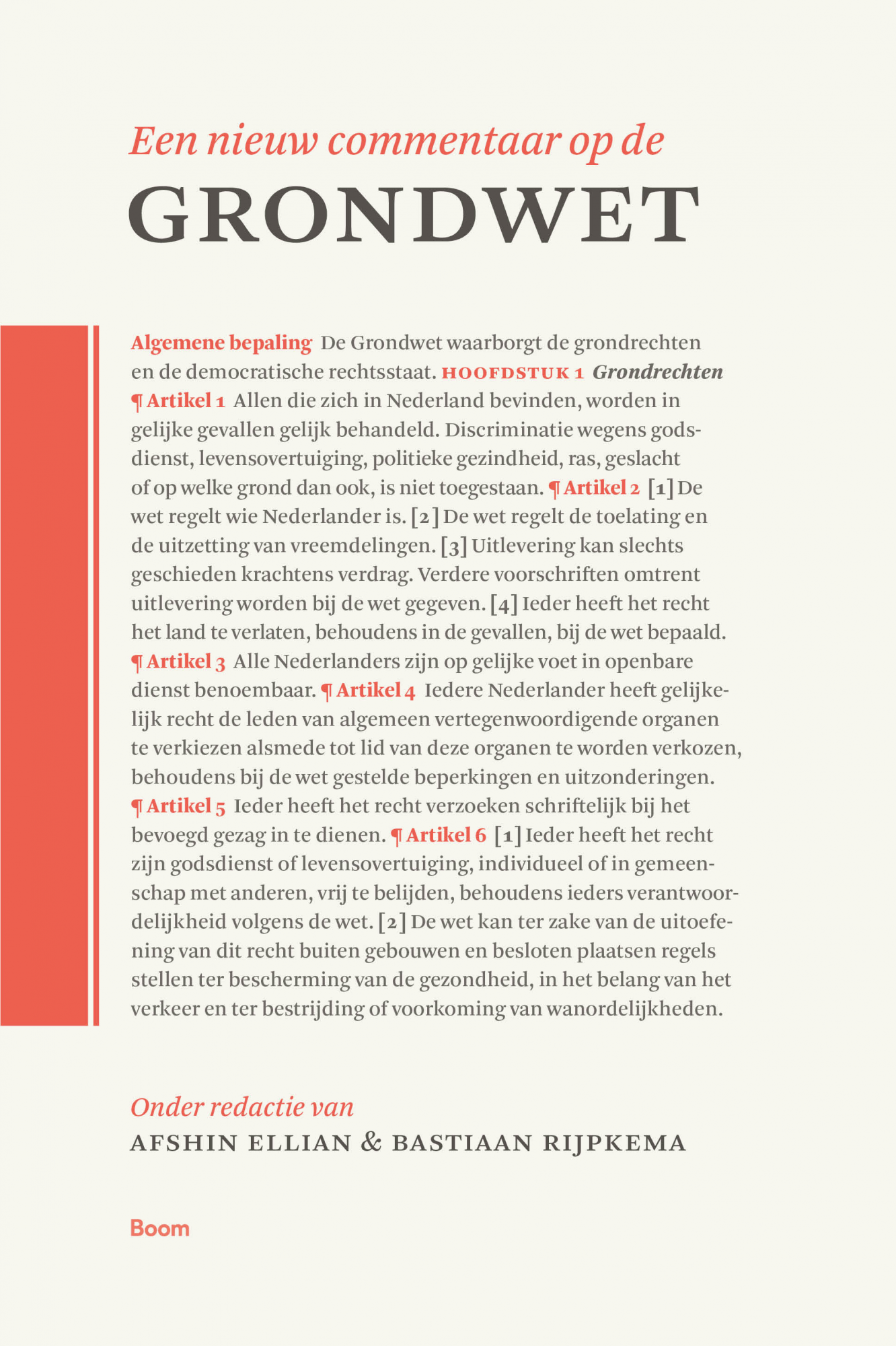 Een nieuw commentaar op de Grondwet by Afshin Ellian | Goodreads
