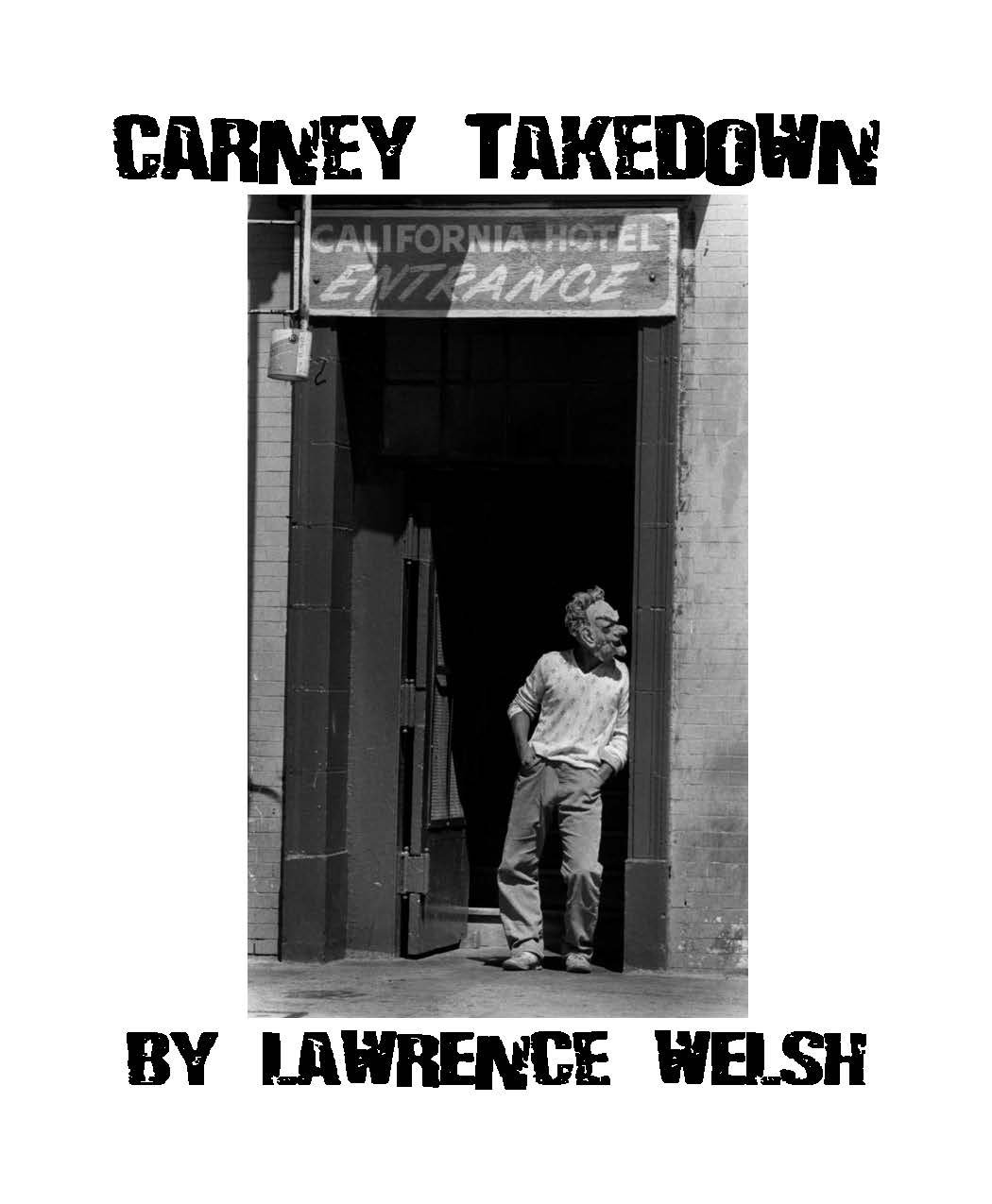 Carney Takedown by Lawrence Welsh | Goodreads