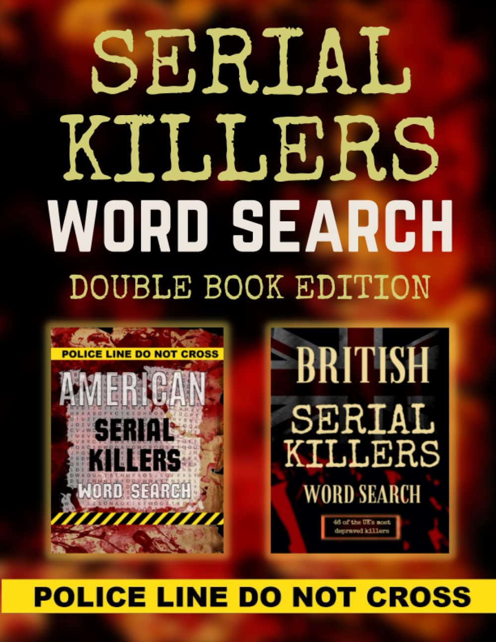 Serial Killers Word Search Double Book Edition: Huge Collection of ...