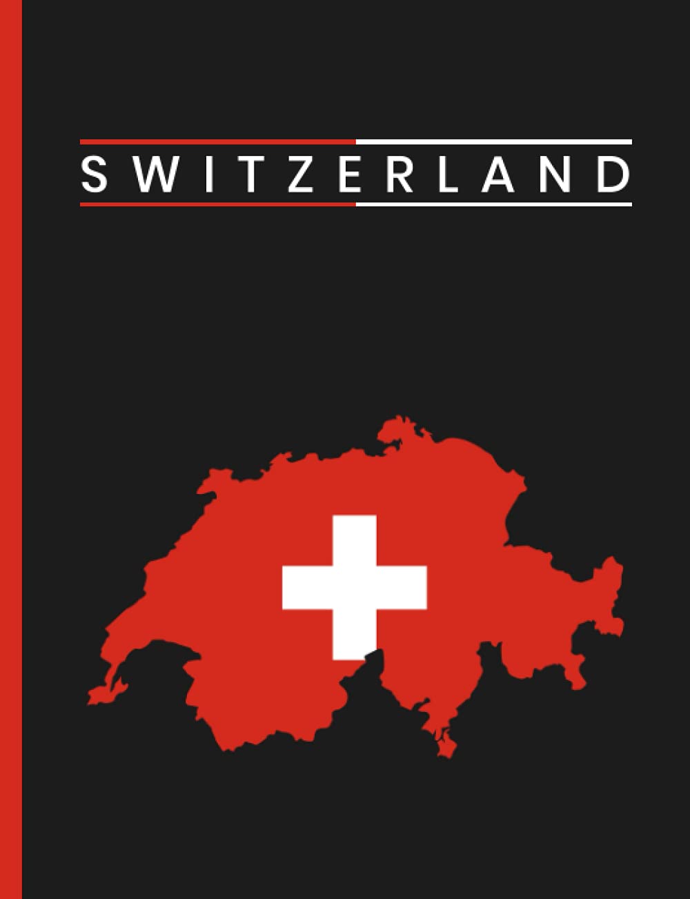 Switzerland Flag Lined Composition Notebook With Flag Map Of switzerland-flag-lined-composition-notebook-with-flag-map-of