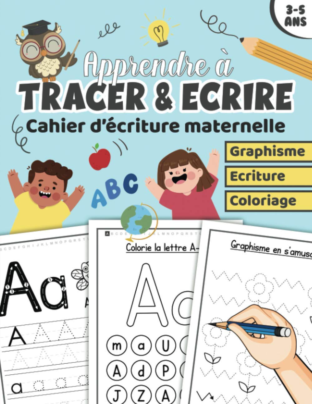 Apprendre à Tracer & Ecrire: Cahier d’écriture maternelle | livre d ...