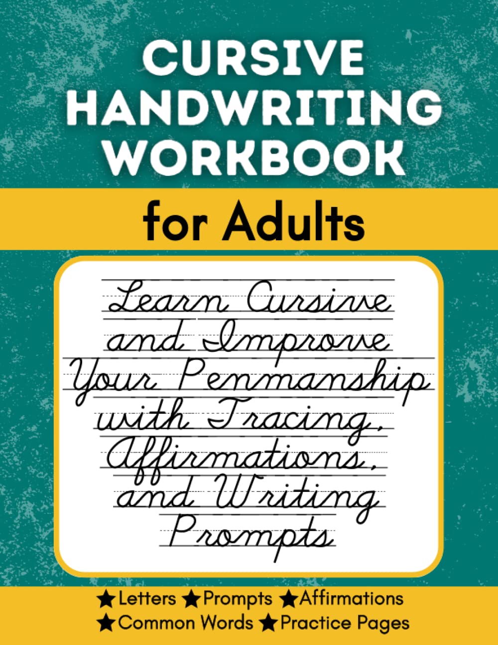 Cursive Handwriting Workbook For Adults Learn Cursive And Improve Your