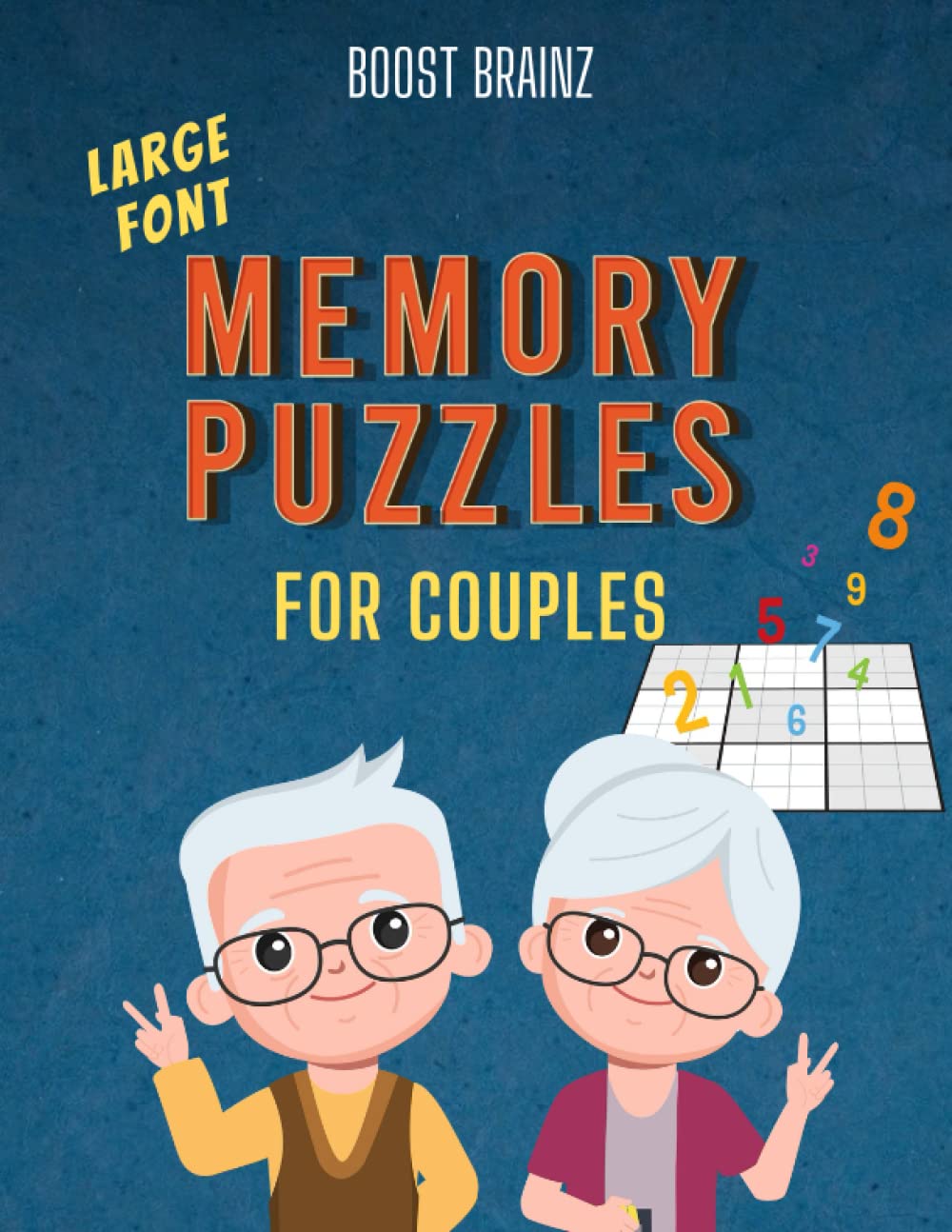 Large Font Memory Puzzles for Couples: Brain Puzzles for Seniors to ...
