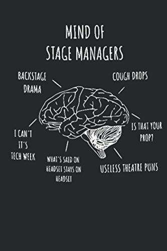 Mind Of Stage Managers:: Theater Notebook Blank Lined Ruled Writing ...