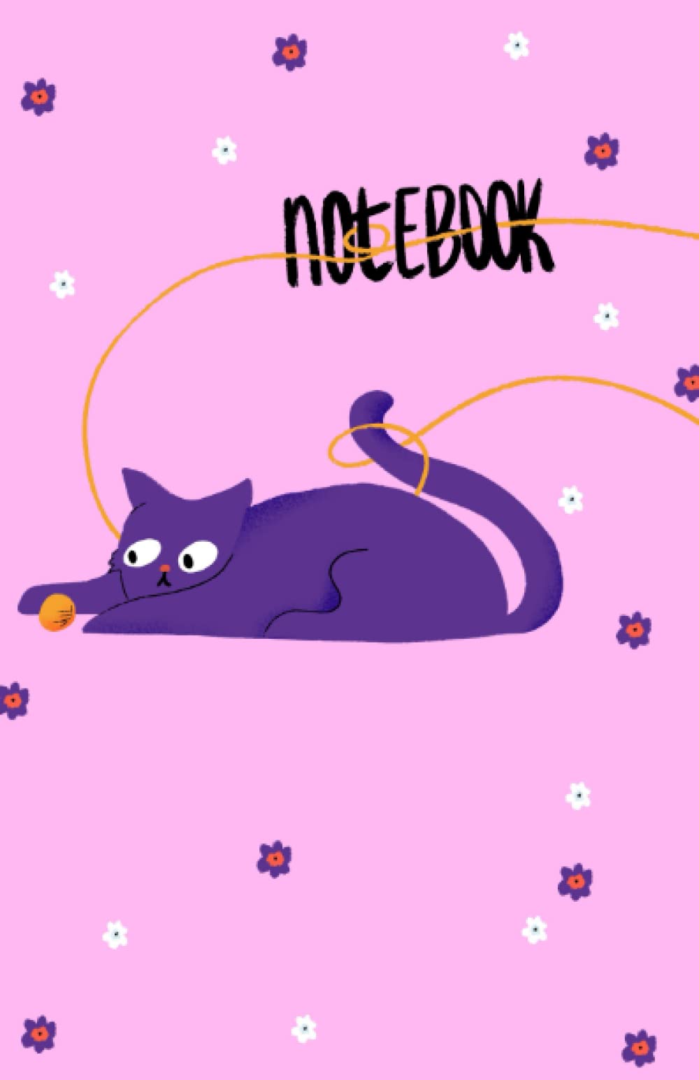 Notebook of Cats: Pink Cuteness with Cats Writing Pad: College Ruled ...