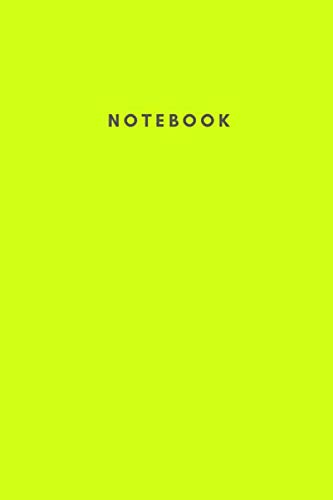 Notebook: Arctic lime Color | Journal | Notebook | Diary | Jotter ...