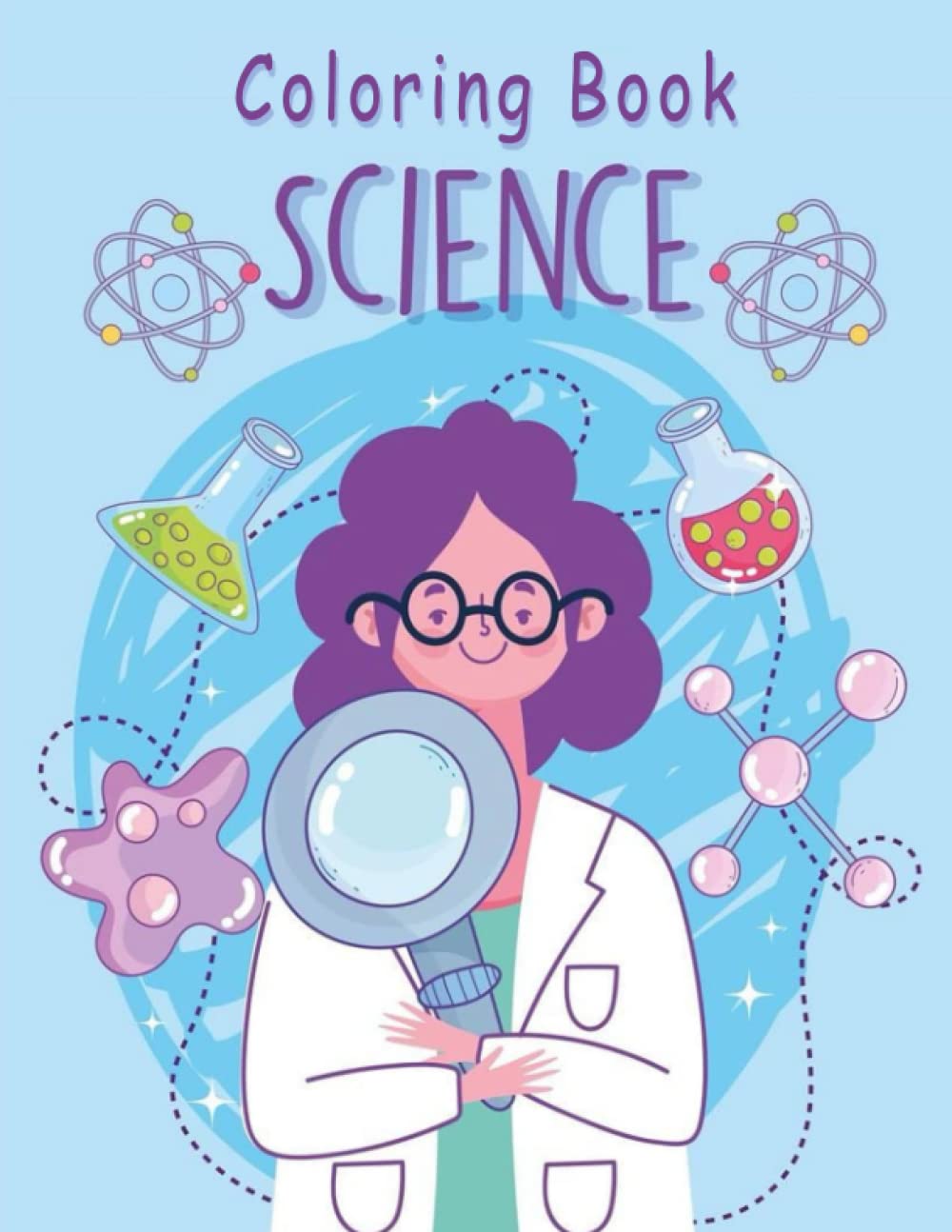 Science Coloring Book: Coloring Book For Kids, Toddlers & Adults ...