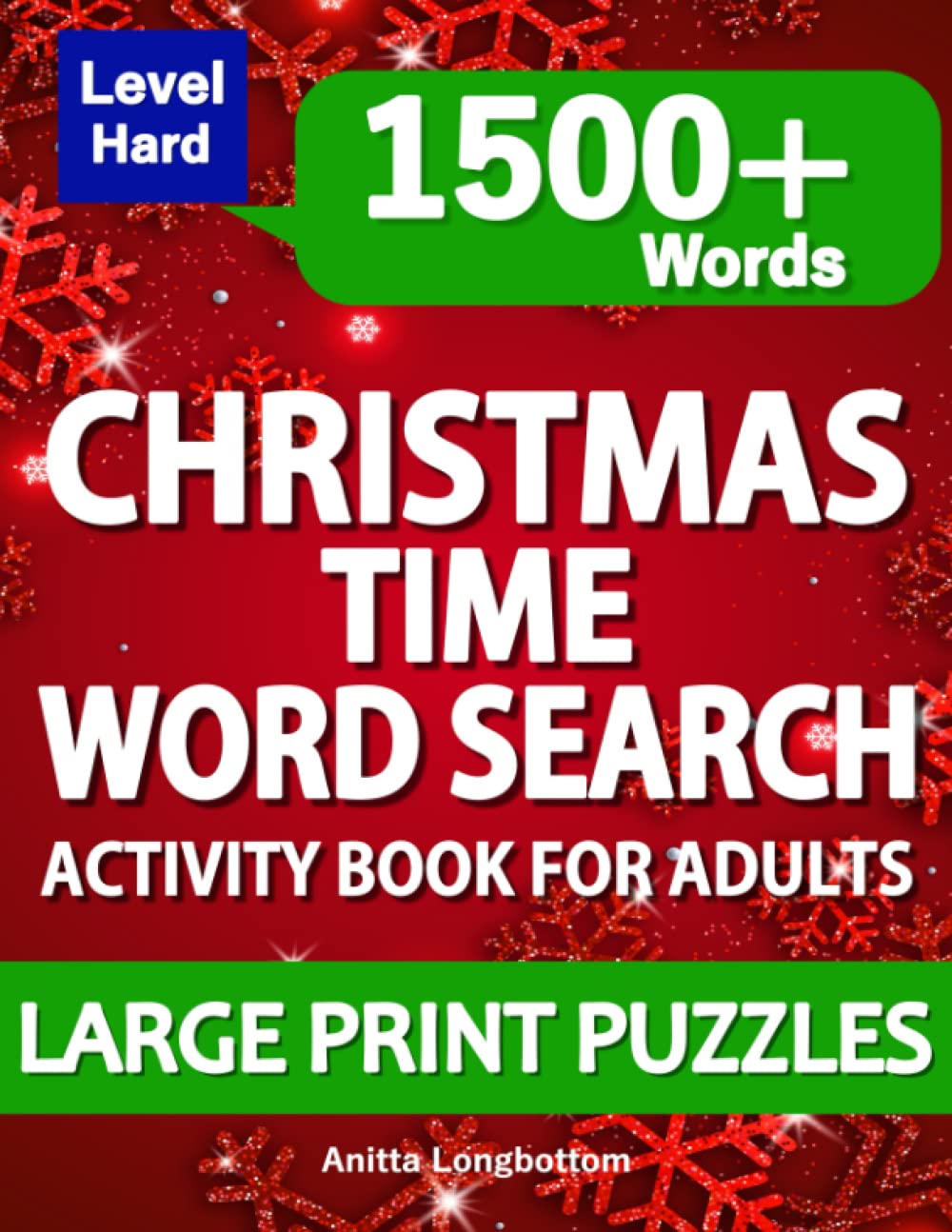 Christmas Time Word Search Puzzle Book For Adults Large Print