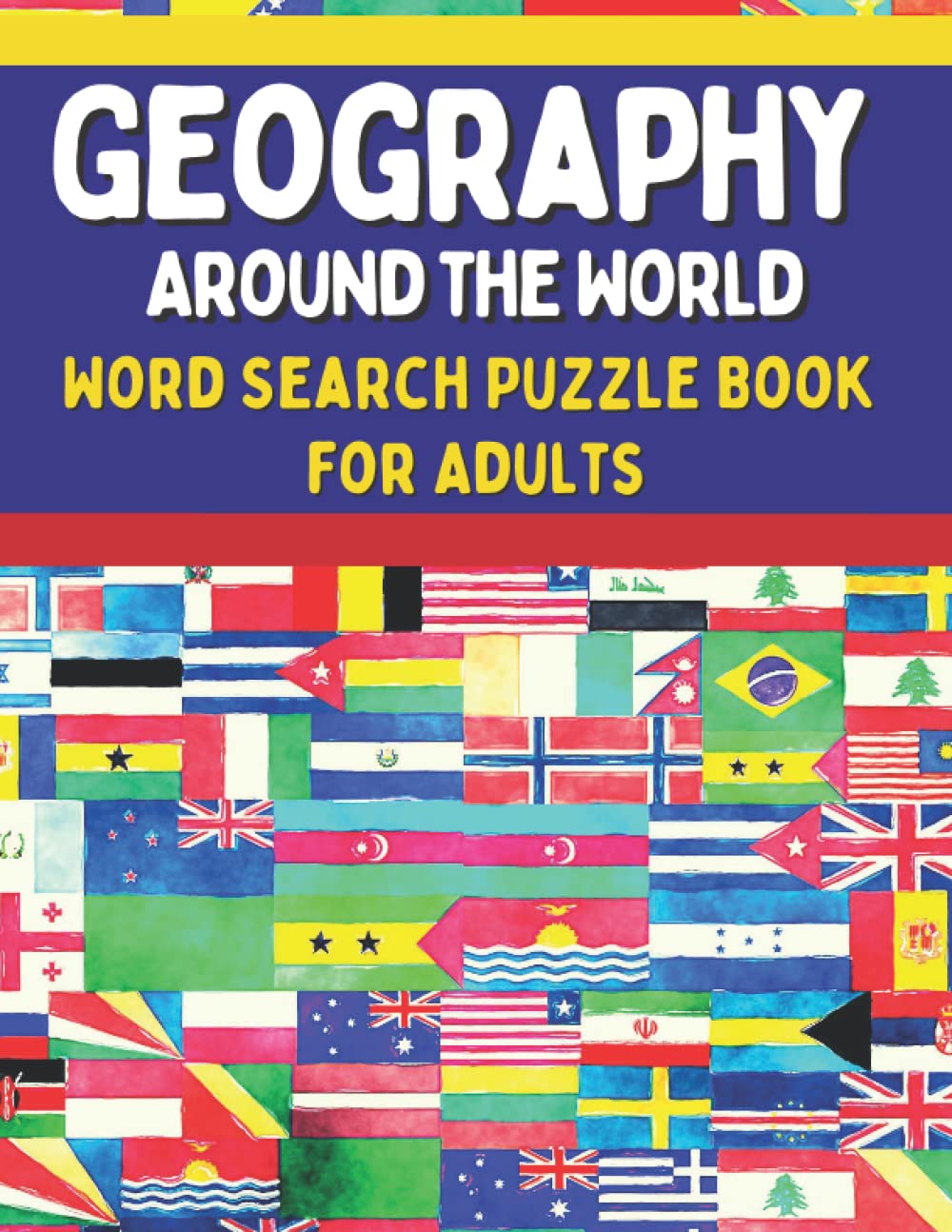 Geography Around The World Word Search Puzzle Book for Adults ...