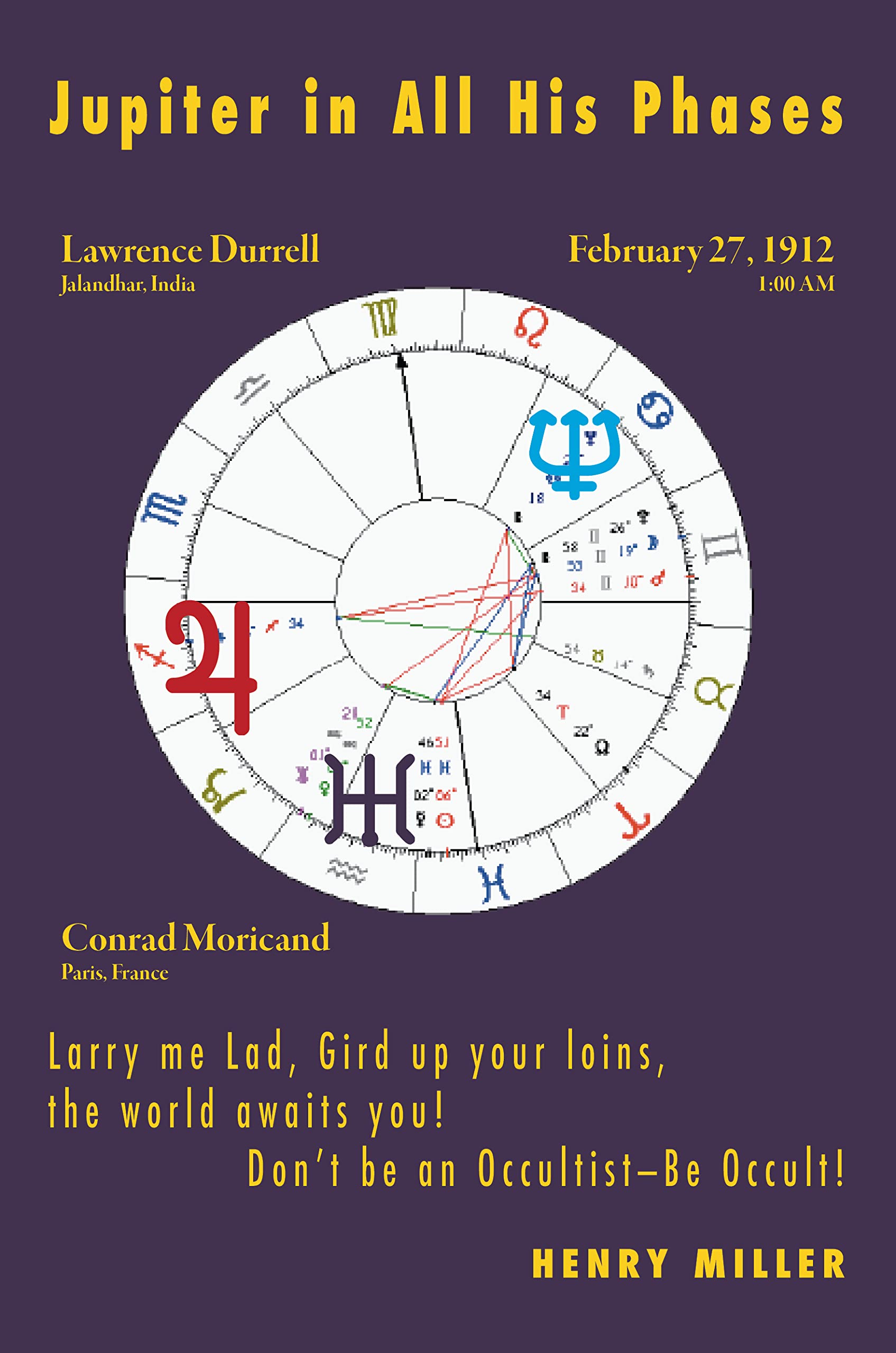 Jupiter in all His Phases: Handwritten book for Lawrence Durrell by ...