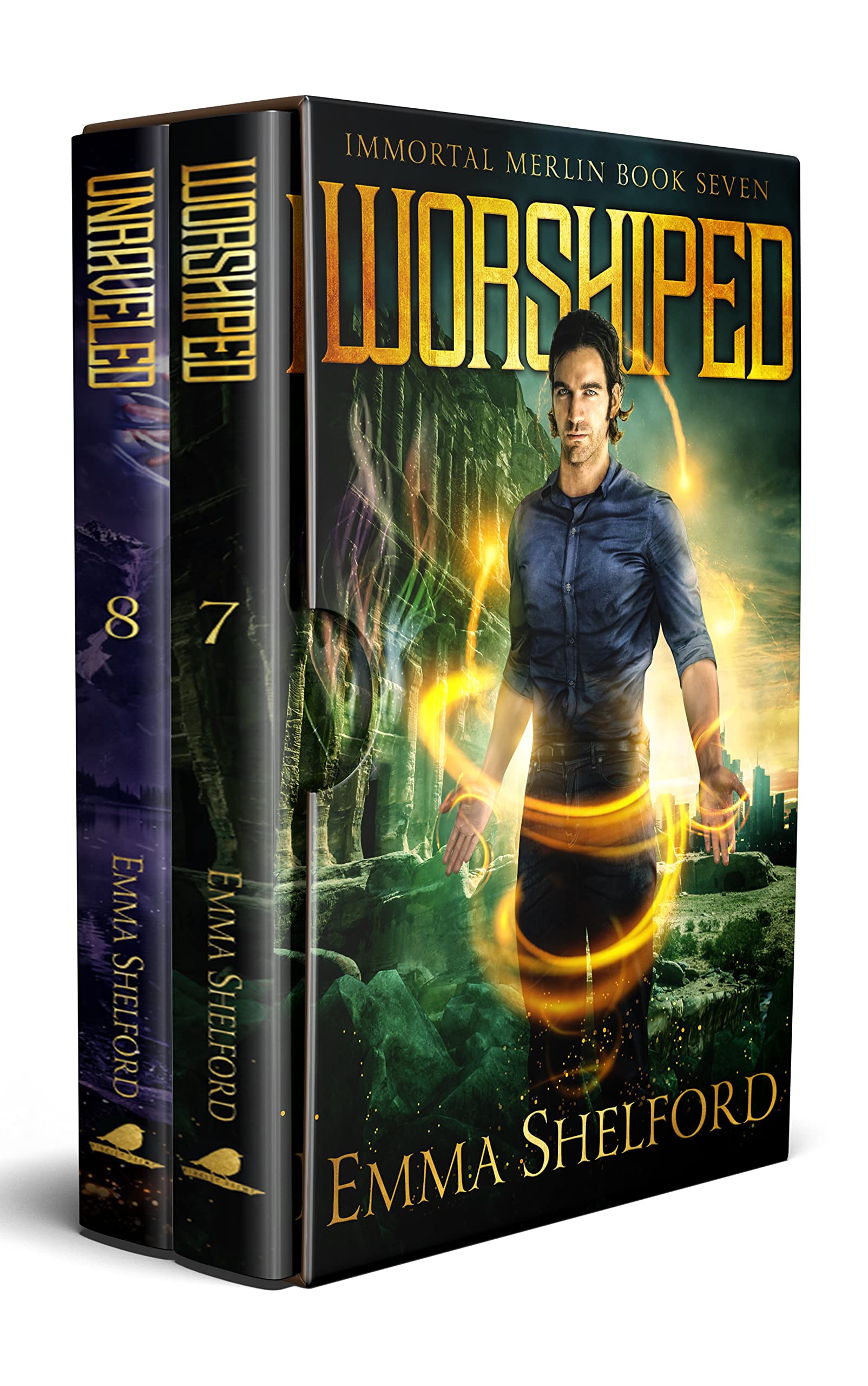 Immortal Merlin, Books 7-8 (Immortal Merlin #7-8) by Emma Shelford ...