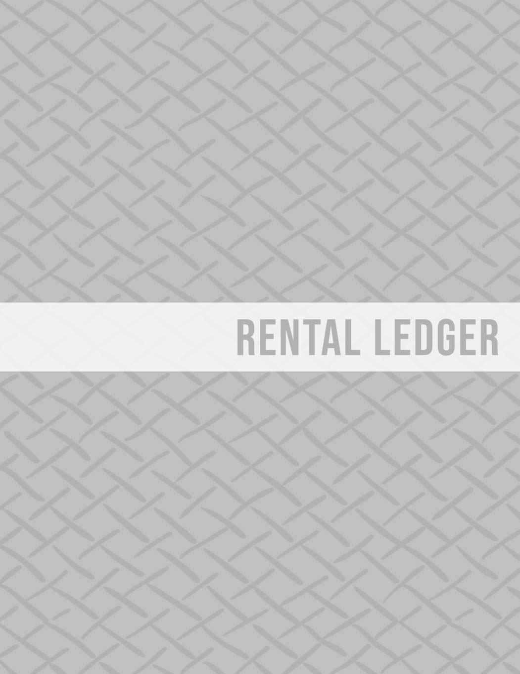 Rental Ledger: Gray Pattern Tenancy Property Lease Accounting Tracker ...