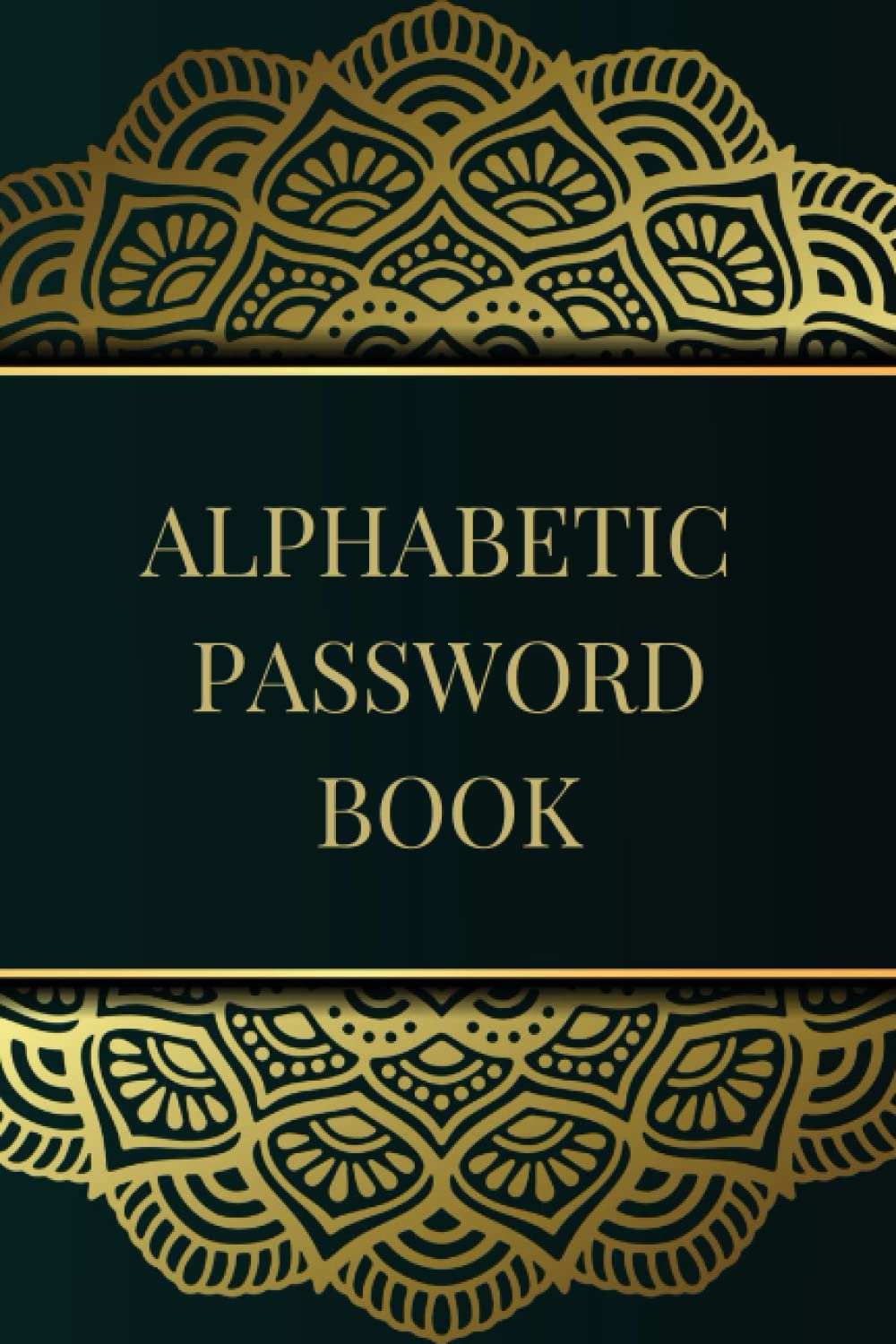 ALPHABETIC PASSWORD BOOK: Internet Password Organizer with Alphabet ...