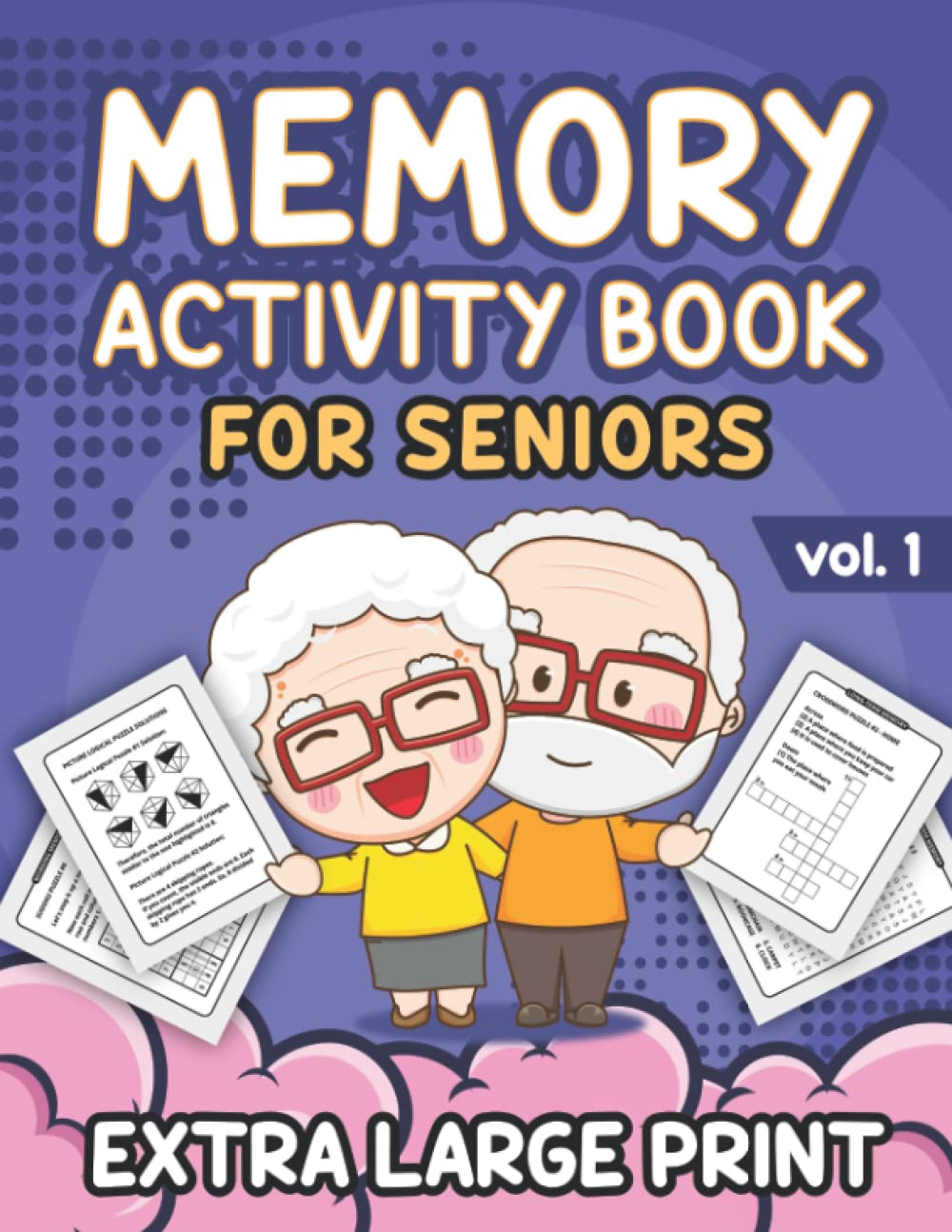Memory Activity Book for Seniors | Extra Large Print Activity Book: Over 100 Fun & Relaxing ...