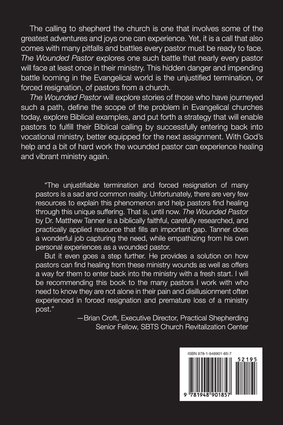 The Wounded Pastor: A Healing Strategy for Unjustifiable Termination ...