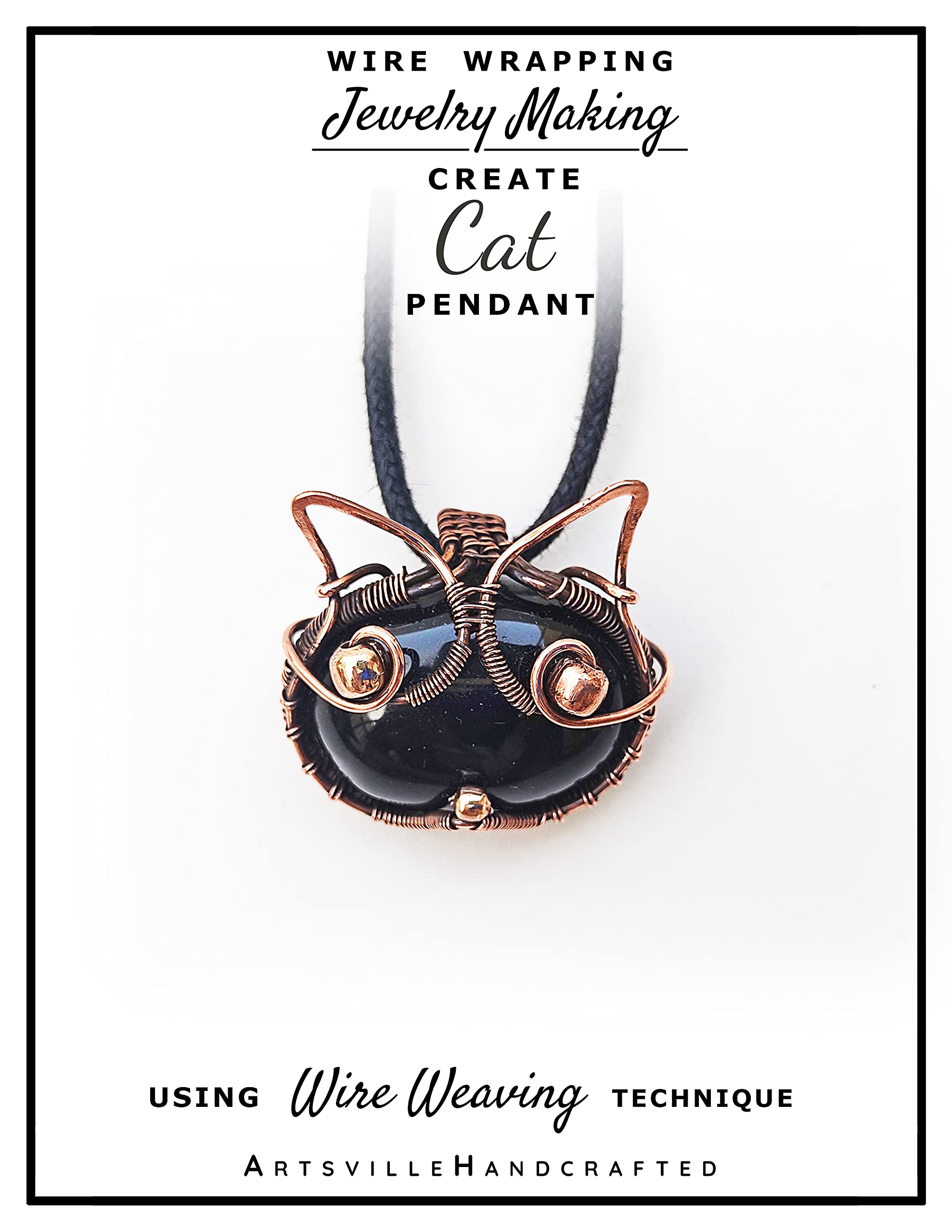 Jewelry Making Wire Wrapping : Create CAT Pendant, Using Wire Wrap ...