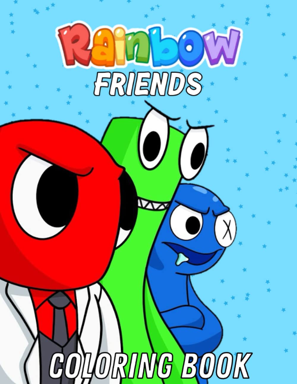 Rainbow Friends Coloring Book: Alphabet Lore. Jumbo Coloring Book For ...