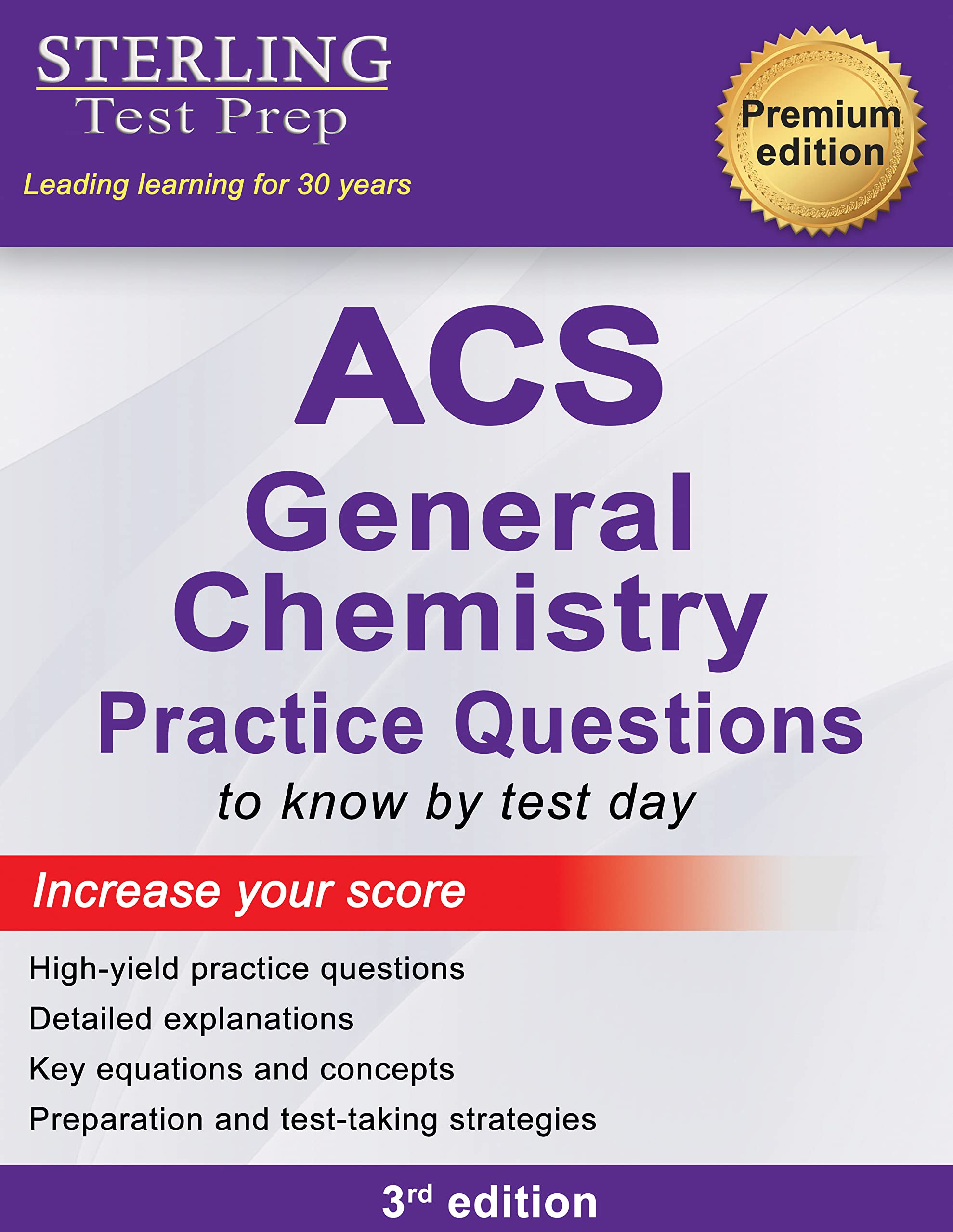 ACS General Chemistry: High Yield Practice Questions, ACS Examination ...