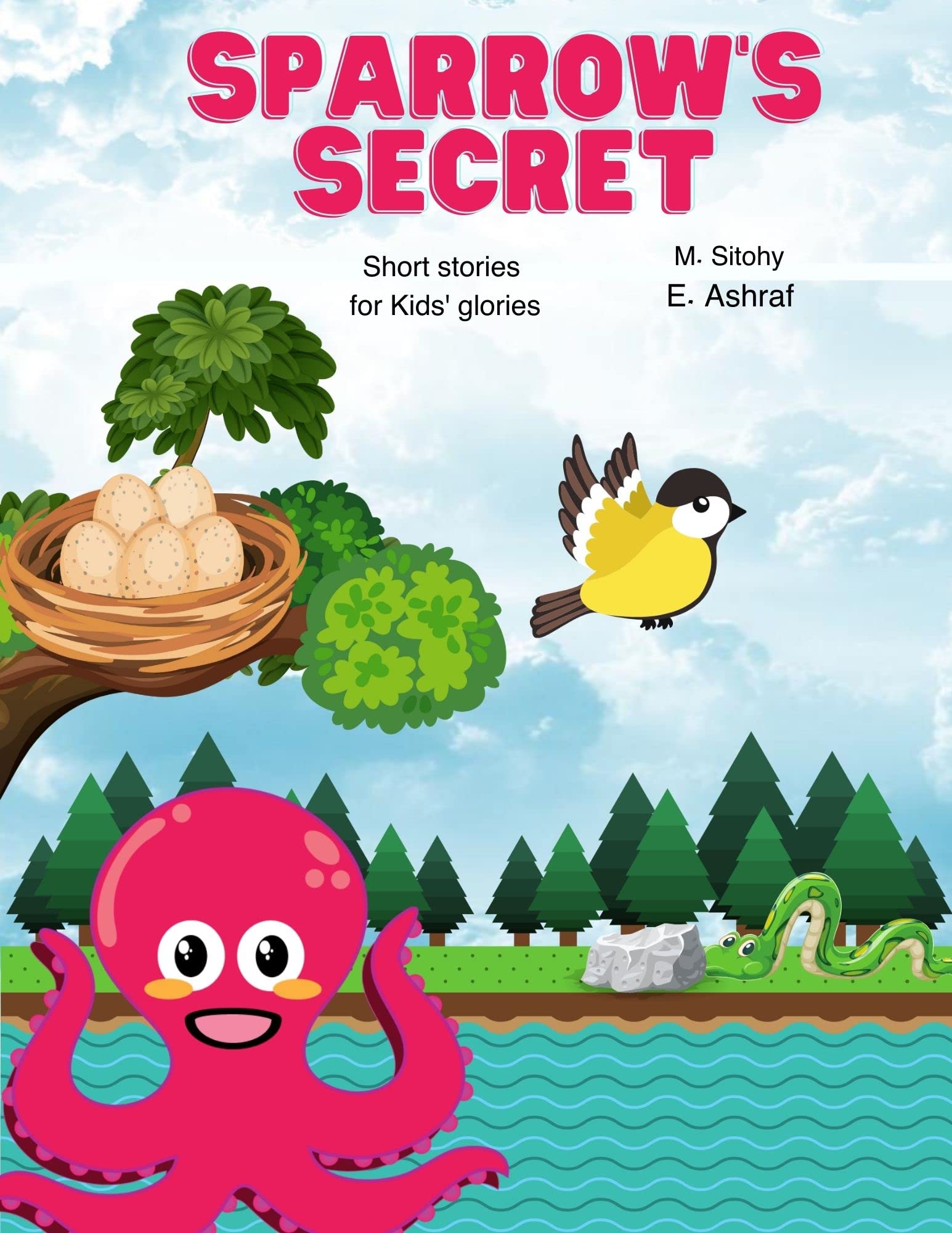 Sparrow's Secret: 5 minute bedtime stories for children, coloring pages ...