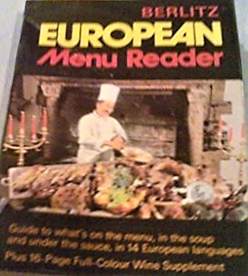 European Menu Reader by Berlitz Publishing Company | Goodreads