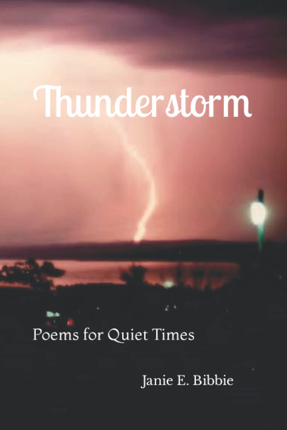 Thunderstorm: Poems for Quiet Times by Janie E. Bibbie | Goodreads