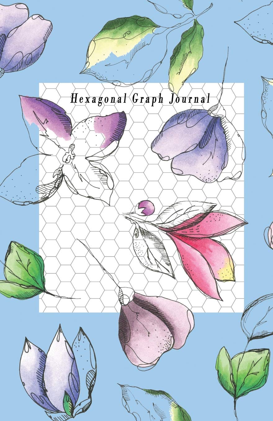 Hexagonal Graph Journal: Hexagon Paper (Small) 0.2 Inches Hexes Radius ...