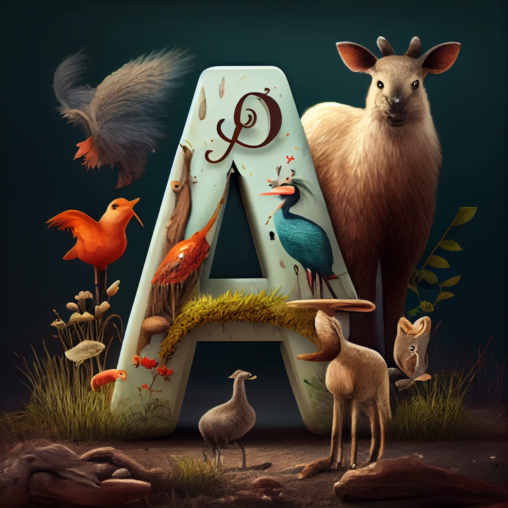 ABC Animals: Alphabet books for kids , A-Z Animals Age 1-3, Animal ...