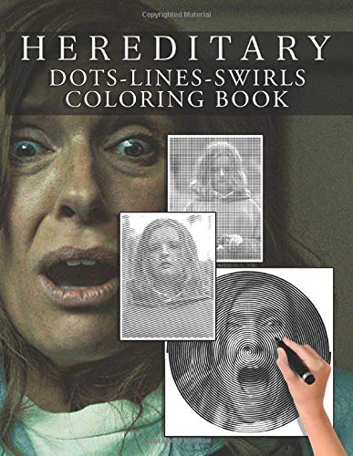 Hereditary Dots Lines Swirls Coloring Book: Adult Activity Color Puzzle ...