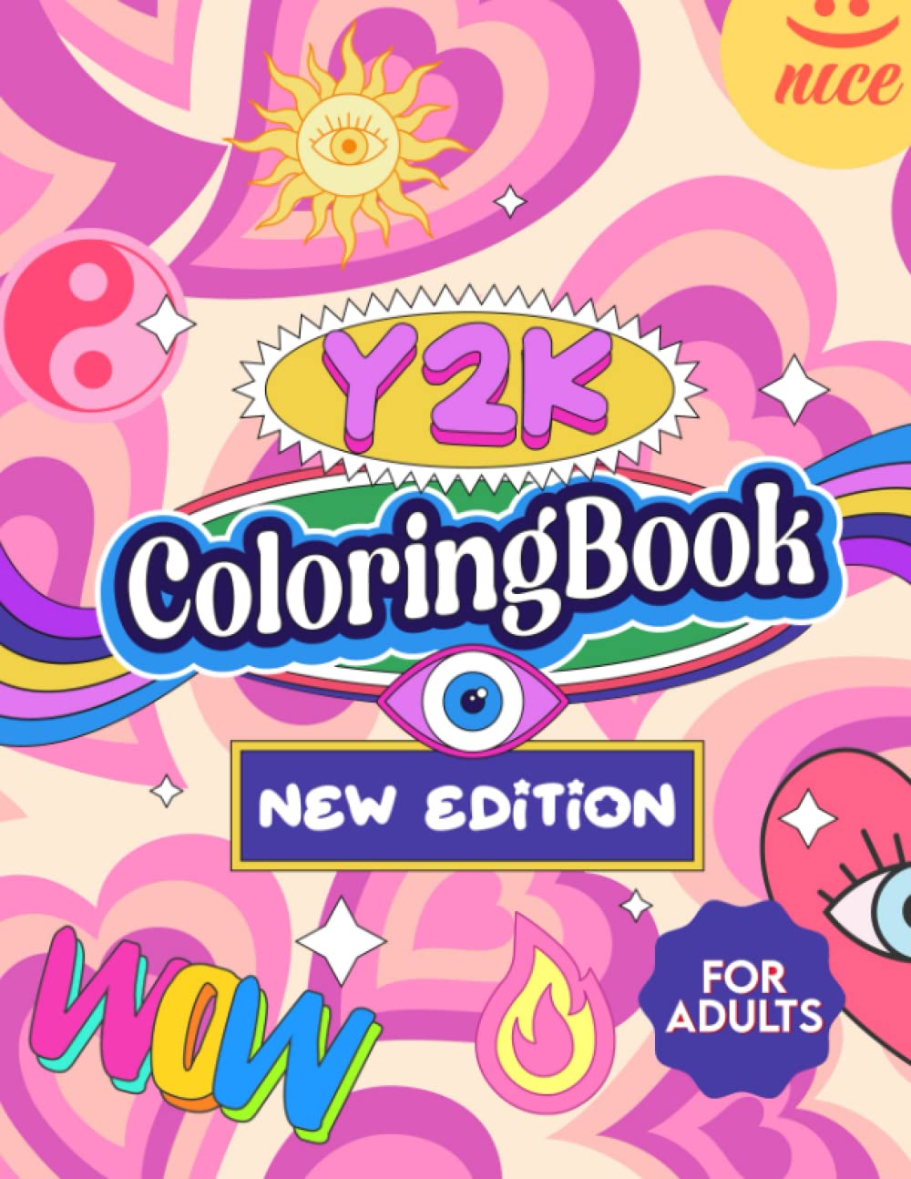 Y2K Coloring Book: 30+ Coloring Book For Adults, Adult Coloring Book ...