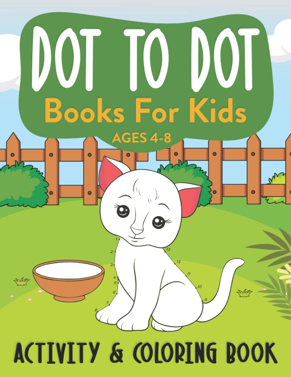 Dot To Dot Books For Kids Ages 4-8: Activity Book, Connect the Dots ...