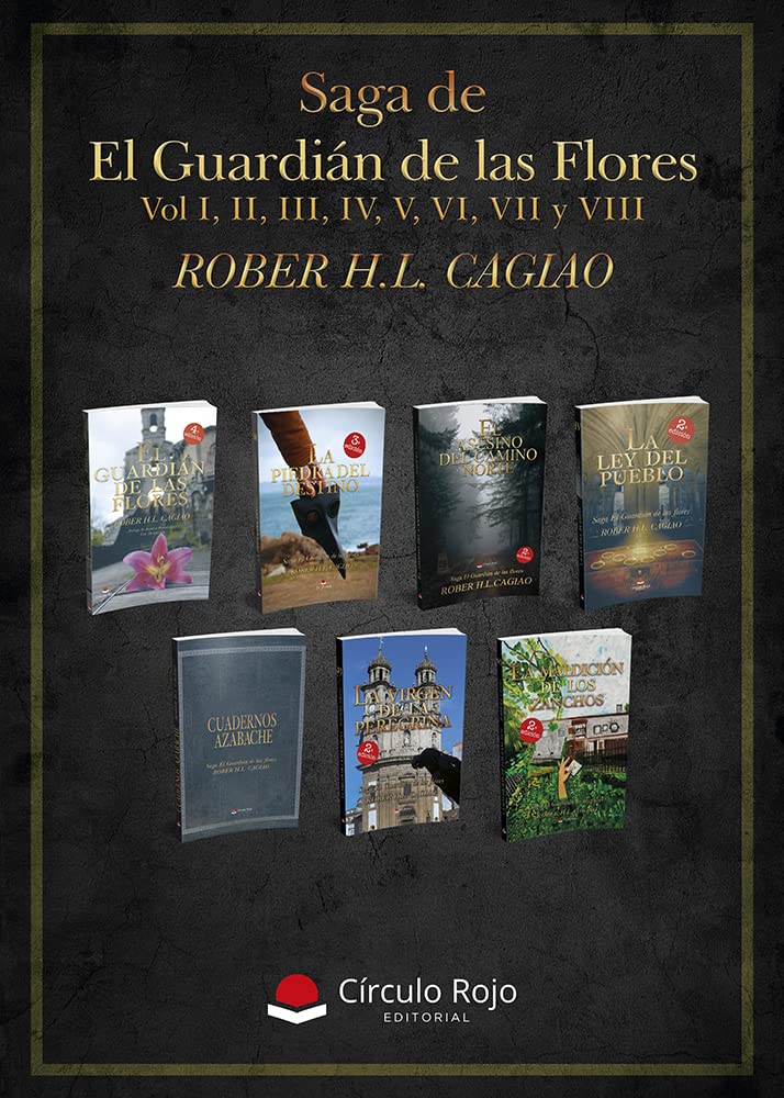 PACK DE 7 LIBROS DE EL GUARDIÁN DE LAS FLORES: THRILLER, MISTERIO ...
