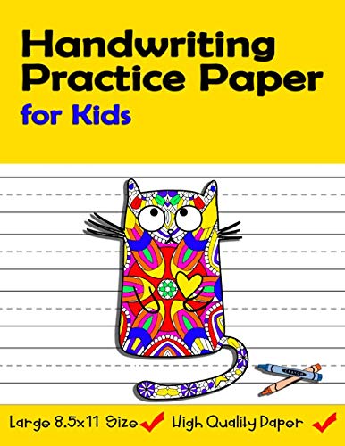 Handwriting Practice Paper for Kids: Perfect Tracing Paper 8.5x11 for ...