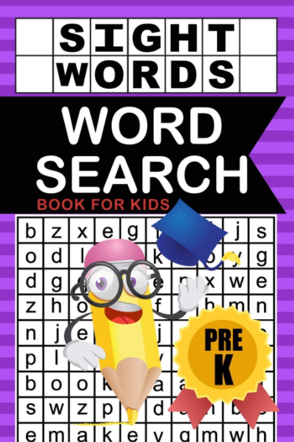 Sight Words Word Search Book for Kids Pre K: High Frequency Words Book ...