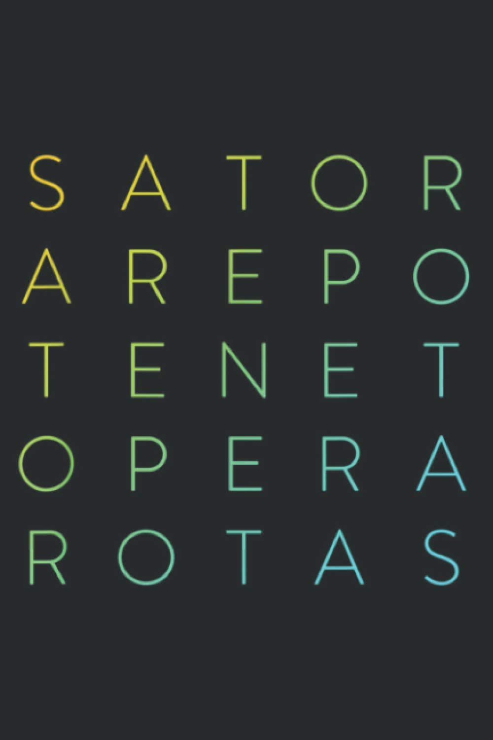 Modern Sator Square Arepo Tenet Opera Rotas: Undated Notebook Planner ...