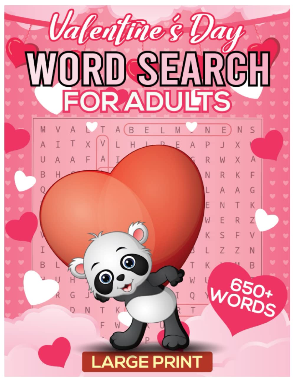Valentine’s Day Word Search For Adults: 650+ Words Large Print ...